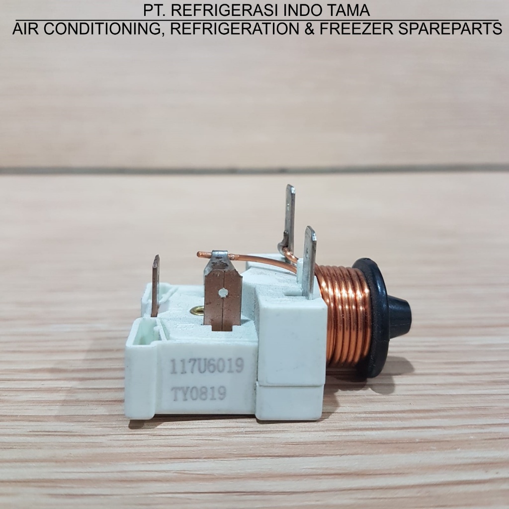 Jual RELAY 117U6019 FOR SECOP COMPRESSOR SC 15 CL & SC 18 G ( SC15CL ...