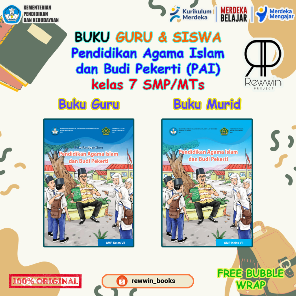 Jual Buku GURU dan SISWA Pendidikan Agama Islam dan Budi Pekerti (PAI) Kelas 7 SMP Kurikulum ...
