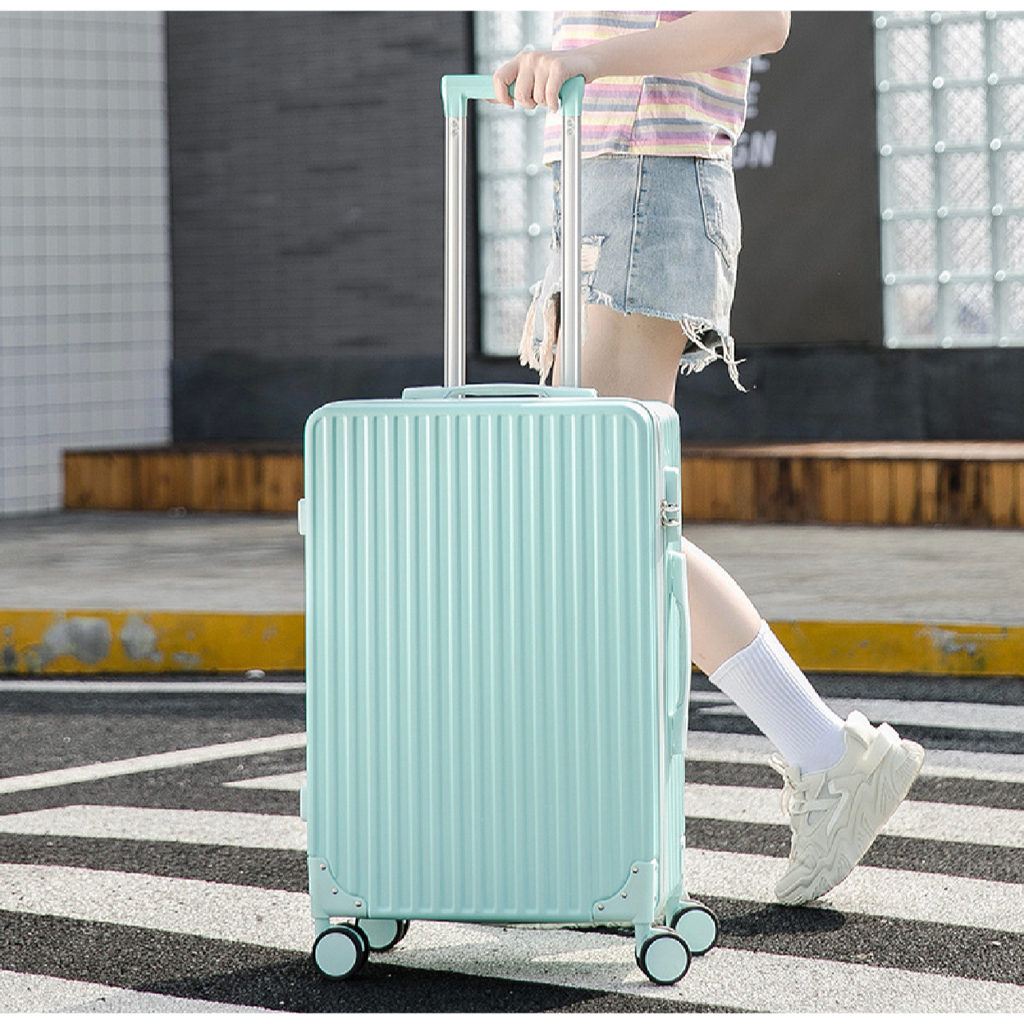 Jual NAOMI - Koper KOTAK Travel Simple Minimalis Zipper 20:80 # kode 46 ...