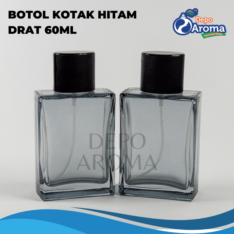Jual Botol Parfum Kotak Hitam Drat 60ml | Shopee Indonesia