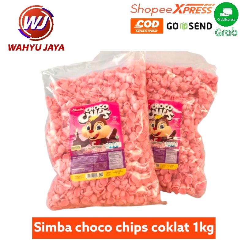 Jual Simba choco chips strawberry 1 kg | Shopee Indonesia