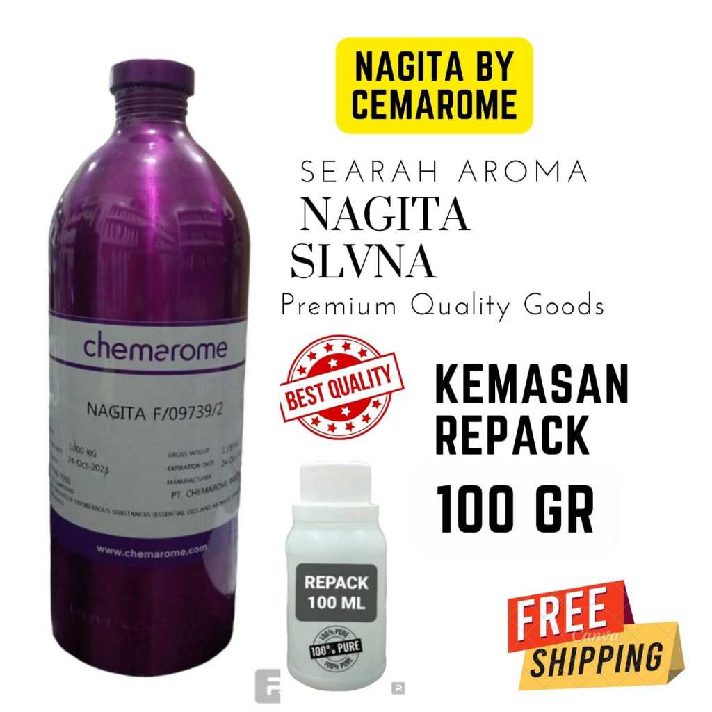 Jual 100 GR NAGITA BY CHEMAROME BIBIT MURNI KEMASAN REPACK | Shopee ...