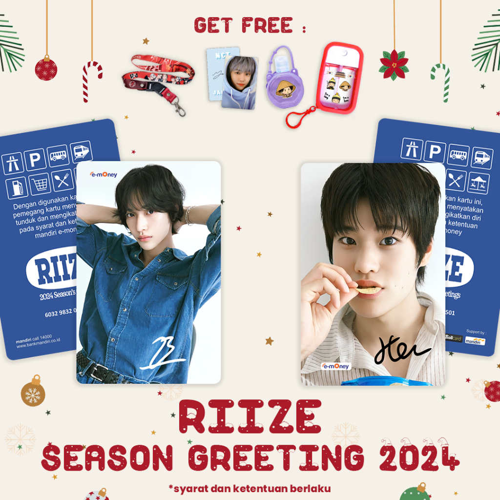 Jual EMONEY BRIZZI FLAZZ TAPCASH RIIZE SEASON GREETING 2024 / RIIZE SG24 / SG 24 TAP CASH ...