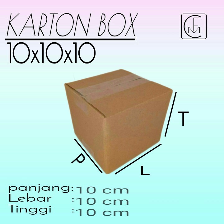 Jual Karton Box Ukuran 10x10x10 kardus murah/kardus kecil/sedang/besar ...