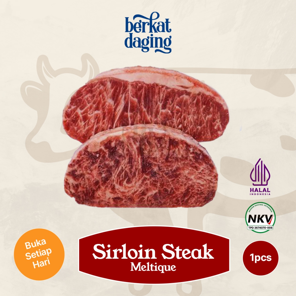 Jual Daging Steak Sirloin / Beef Gyukatsu - Meltique Beff Sapi - BERKAT ...