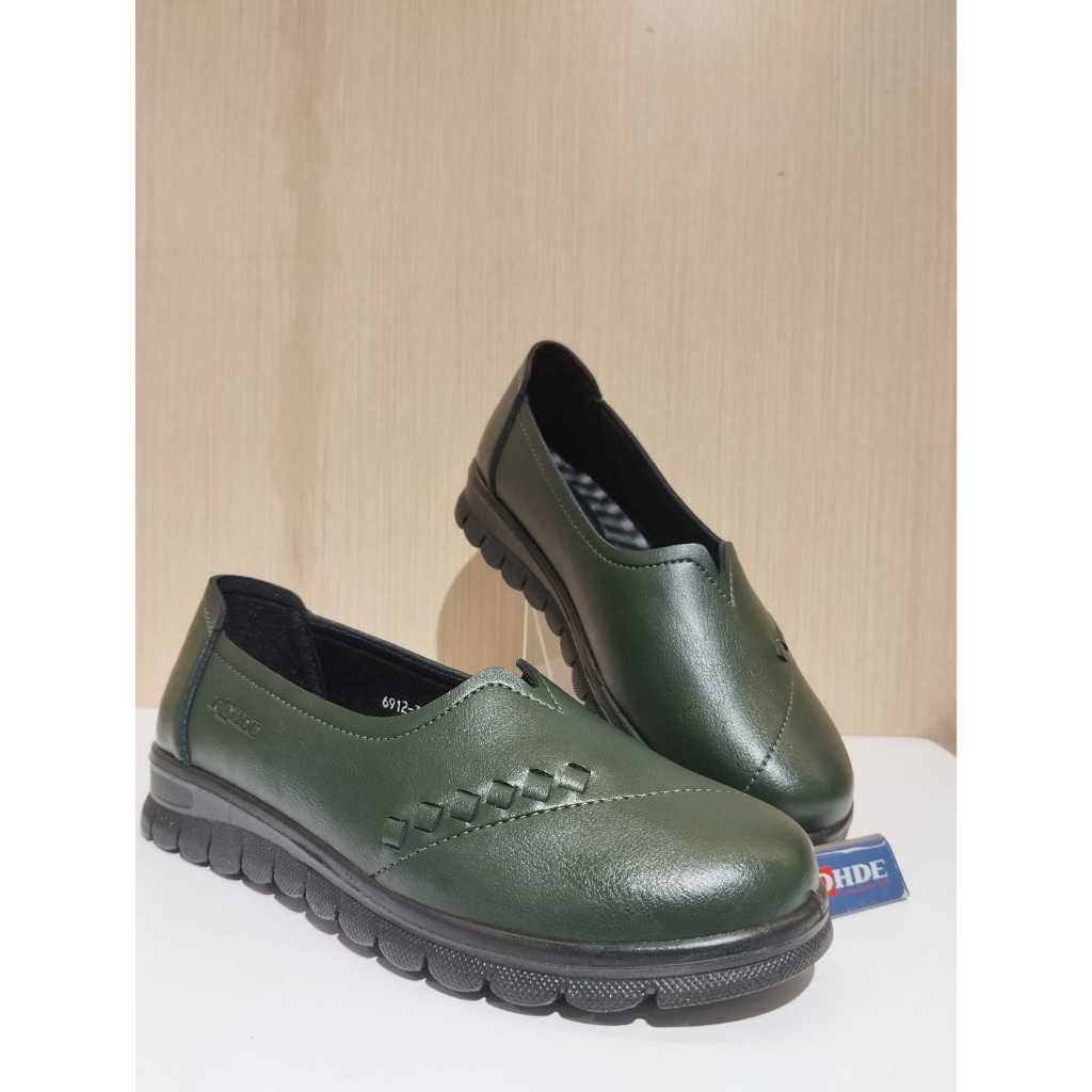 Jual Rohde 6912 Sepatu casual Wanita Kulit Warna Green dan Black ...
