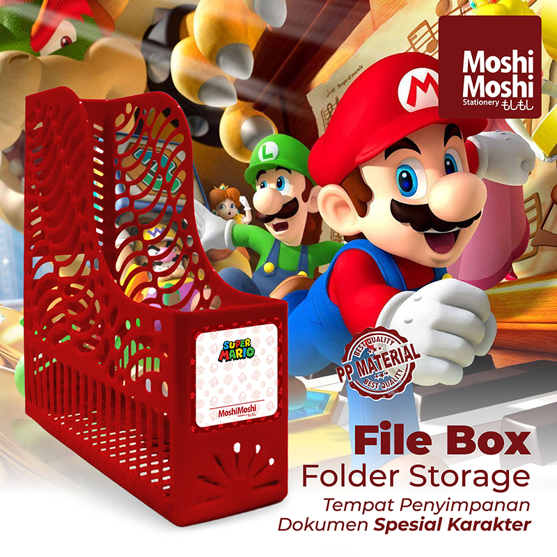 Jual File Box Moshi ( 4 Pcs ) Folder Storage Tempat Penyimpanan Dokumen Karakter Lucu | Shopee ...