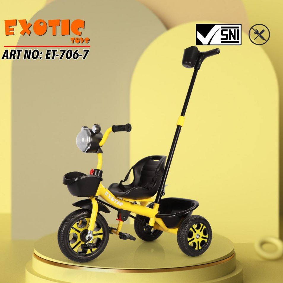 Jual Sepeda Roda Tiga Exotic ET706-7 Classic Music Kursi Lebar Sabuk ...