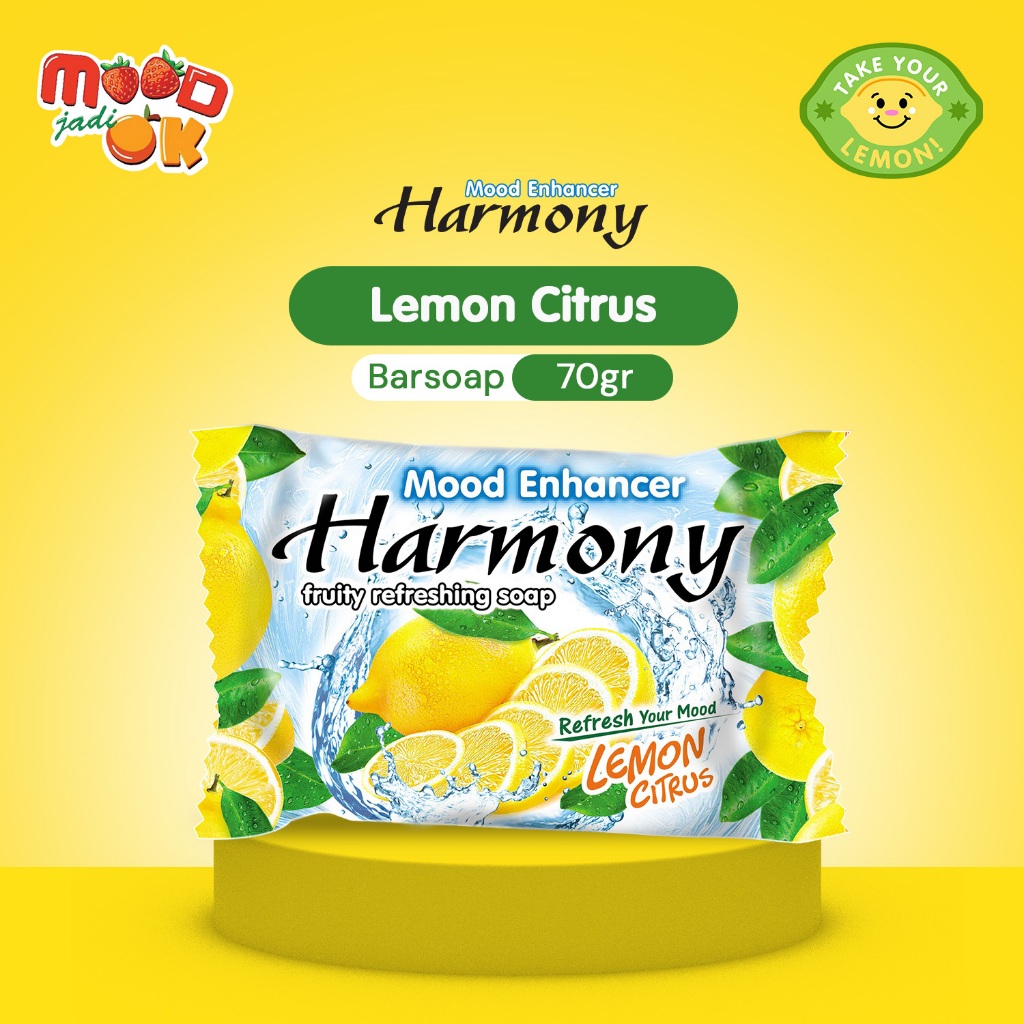 Jual HARMONY Sabun Buah Lemon 70g | Shopee Indonesia