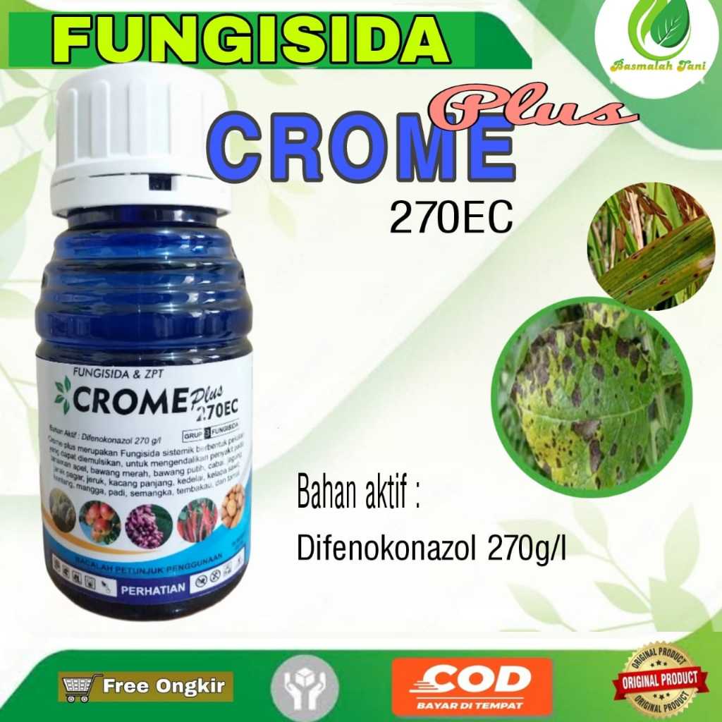 Jual CROME270EC FUNGISIDA PLUS ZPT FUNGISIDA CROME 250ML PENGENDALI ...
