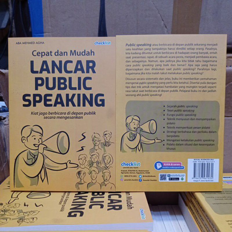 Jual Buku cara cepat dan mudah lancar public speaking | Shopee Indonesia Jual Buku cara cepat dan mudah lancar public speaking | Shopee Indonesia