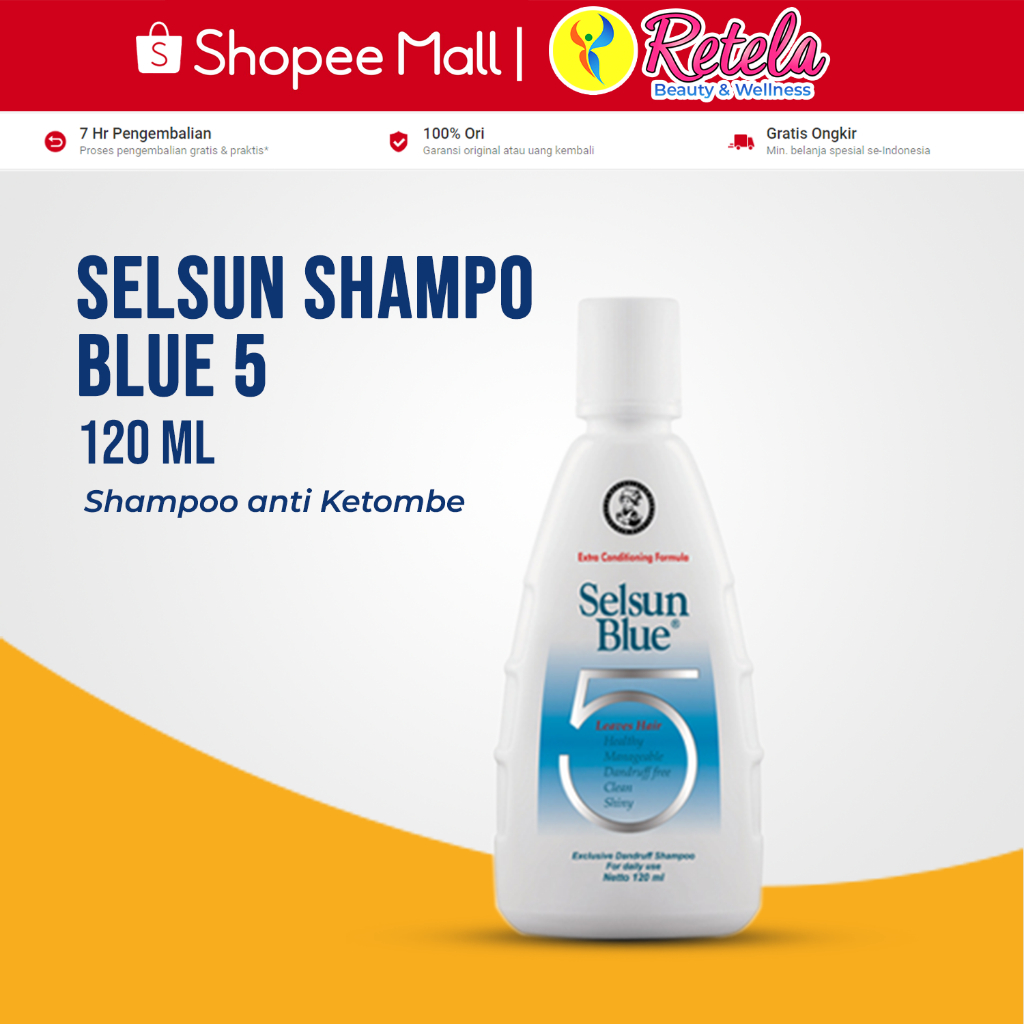 Jual Selsun Shampoo Blue Five 120Ml / Shampoo Anti Dandruff / Sampo ...