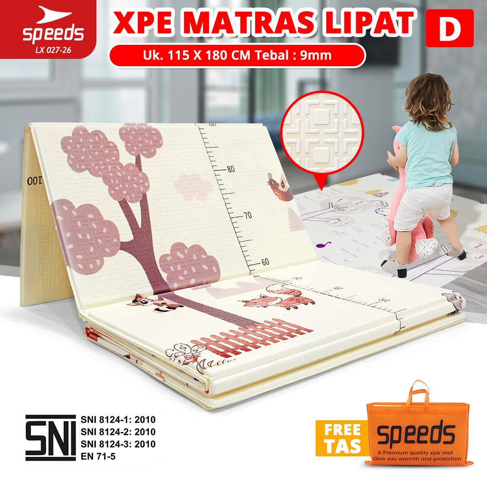 Jual SPEEDS SNI Playmate Bayi Karpet Lipat Alas Playmat Bayi Matras ...