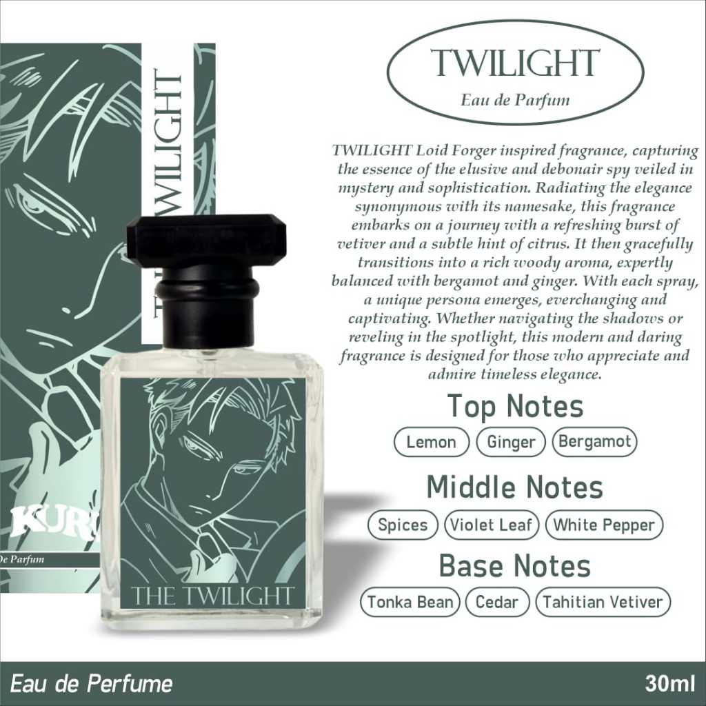 Jual Main Character Inspired Fragrance [Perfume Parfum Anime] | Shopee ...