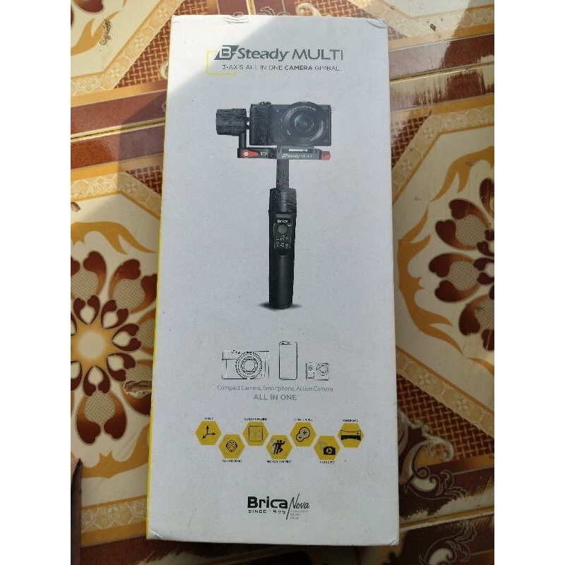 Jual Stabilizer Brica B-Steady Multi 3-AXIS ALL IN ONE CAMERA GIMBAL ...