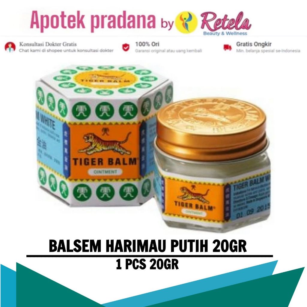 Jual BALSEM HARIMAU 20GR PUTIH | Shopee Indonesia