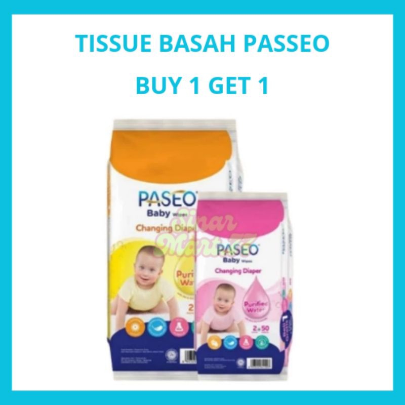 Jual Tisu / Tissu / Tissue basah Paseo Beli 1 Dapat 2 | Shopee Indonesia