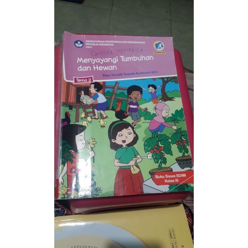 Jual Buku Tematik/Tema 2 Kelas 3 SD (Menyayangi Tumbuhan dan Hewan ...