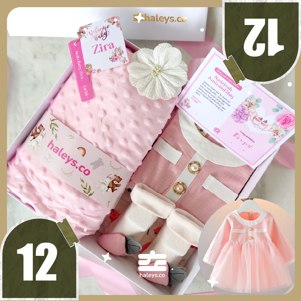 Jual Haleys co | Kado bayi perempuan / Girl Baby Hampers 0-12 months ...