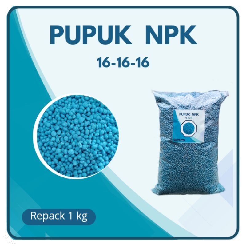 Jual Pupuk NPK Mutiara 16-16-16 Kemasan 1 kg Repack | Shopee Indonesia