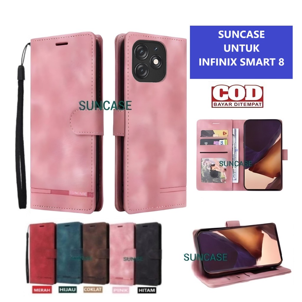 Jual INFINIX SMART 8 / SMART 8 PRO Casing model flip buka tutup case ...