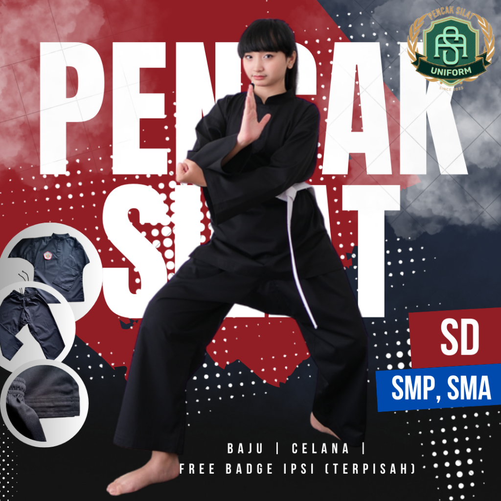 Jual SA Uniform Baju Pencak Silat Anak SD IPSI Kids Premium Seragam ...