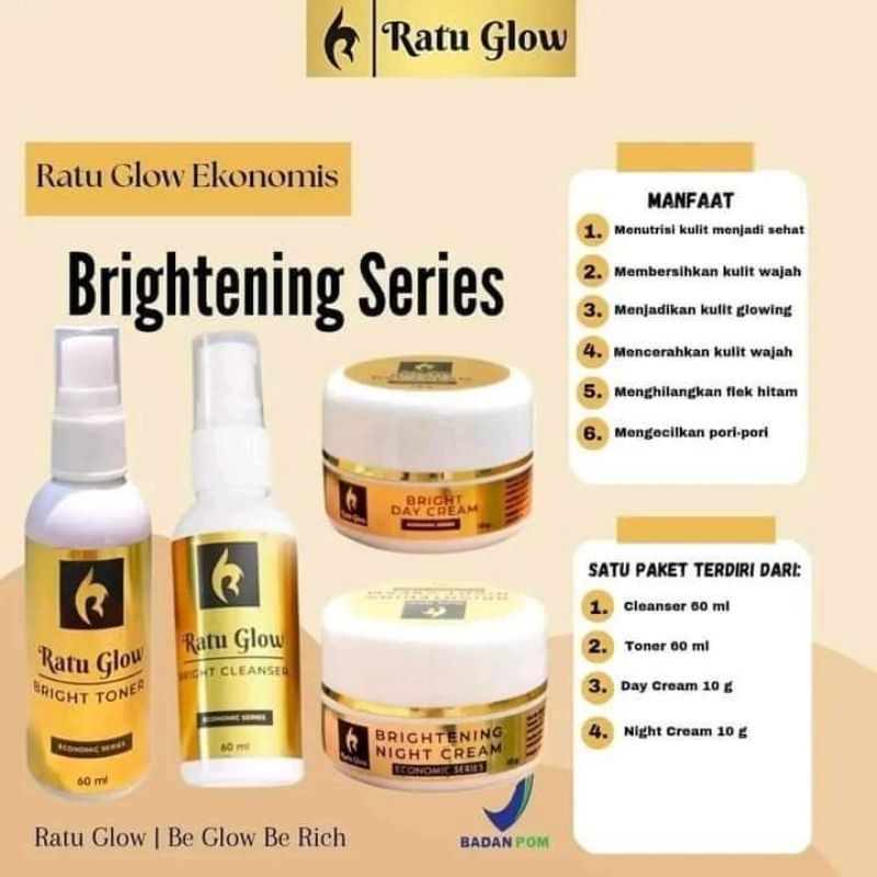 Jual RATU GLOW REGULER (BRIGHTENING SERIES) | Shopee Indonesia