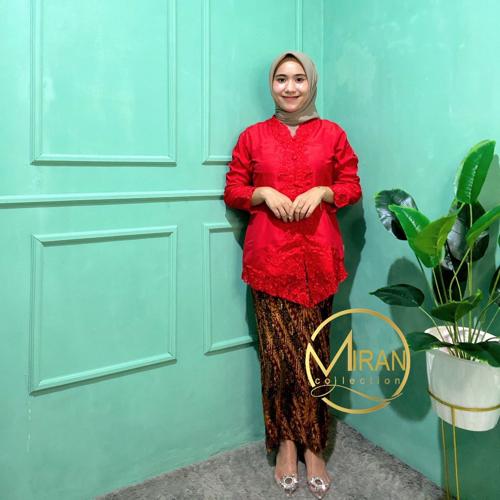 Jual Bisa COD Kebaya Encim Jumbo LD 120 130 Modern Lengan Panjang ...