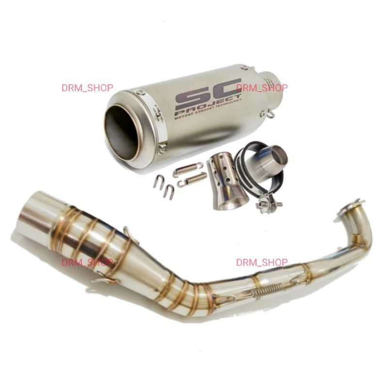 Jual KNALPOT RACING IMPORRT SC PROJECT CRT FULLSISTEM NMAX AEROX PCX ...