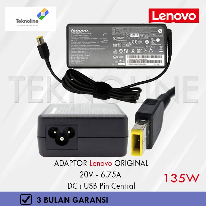 Jual Adaptor LENOVO ideacentre AIO A340 A540 300 310 310S 510 20V 6.75A ...