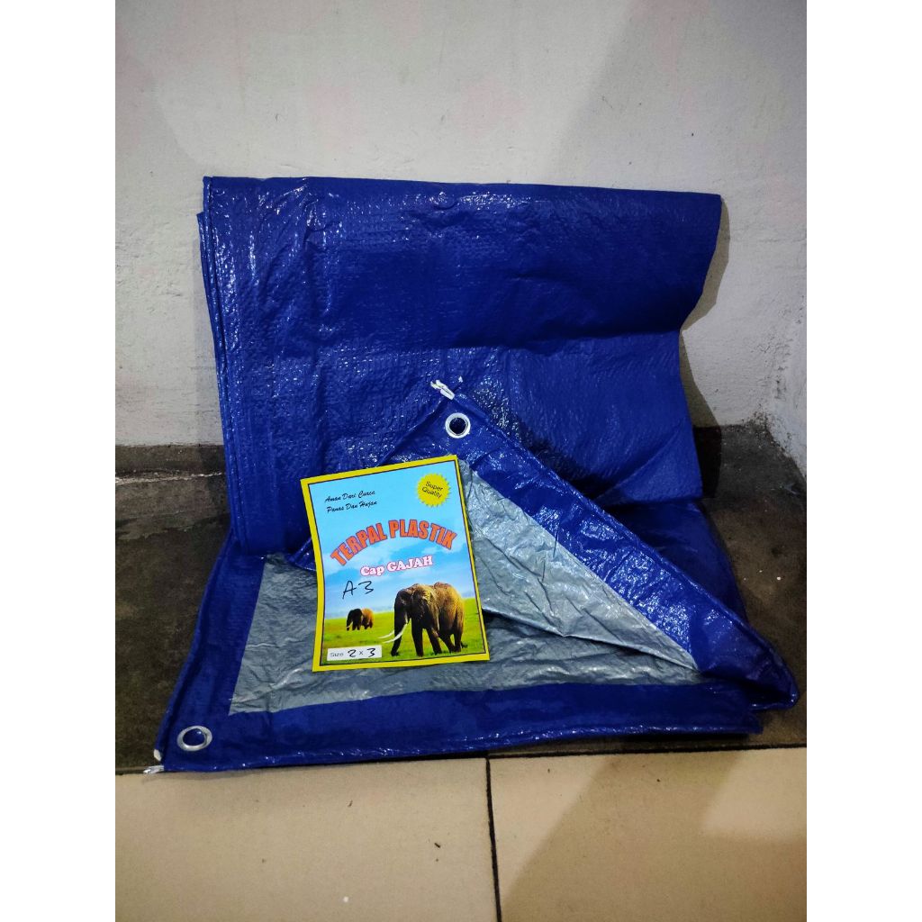 Jual Terpal A3 10x30 meter biru silver | Shopee Indonesia