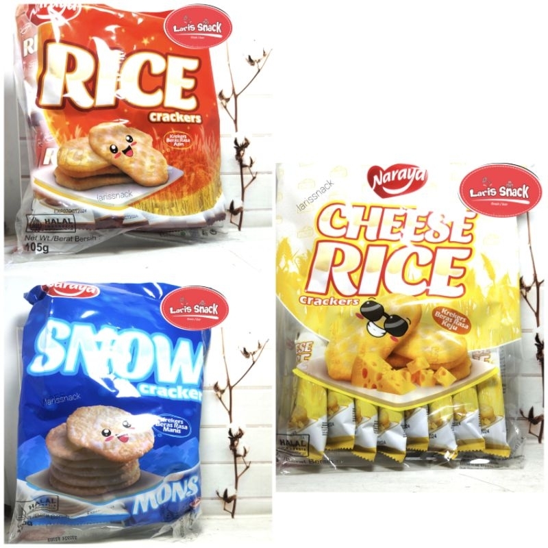 Jual Naraya Rice Crackers All Varian | Shopee Indonesia
