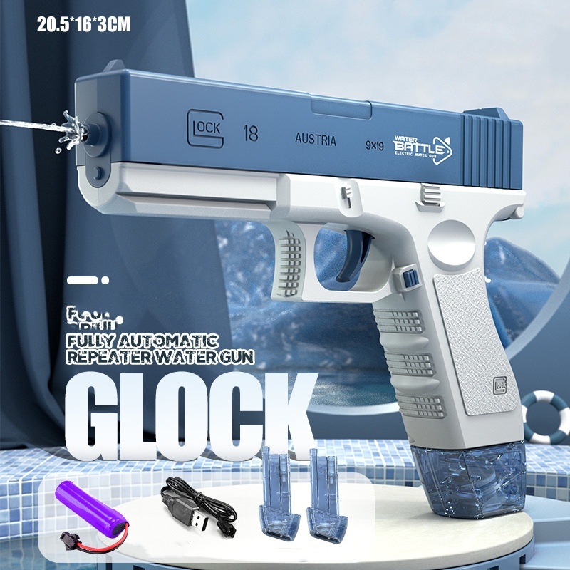 Jual Electric Continuous Water Gun/Anak-anak Mainan Kolam Renang ...