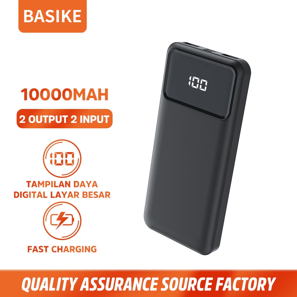 Jual BASIKE Powerbank Fast Charging 20000 mAh LCD Dual USB Mini Murah ...