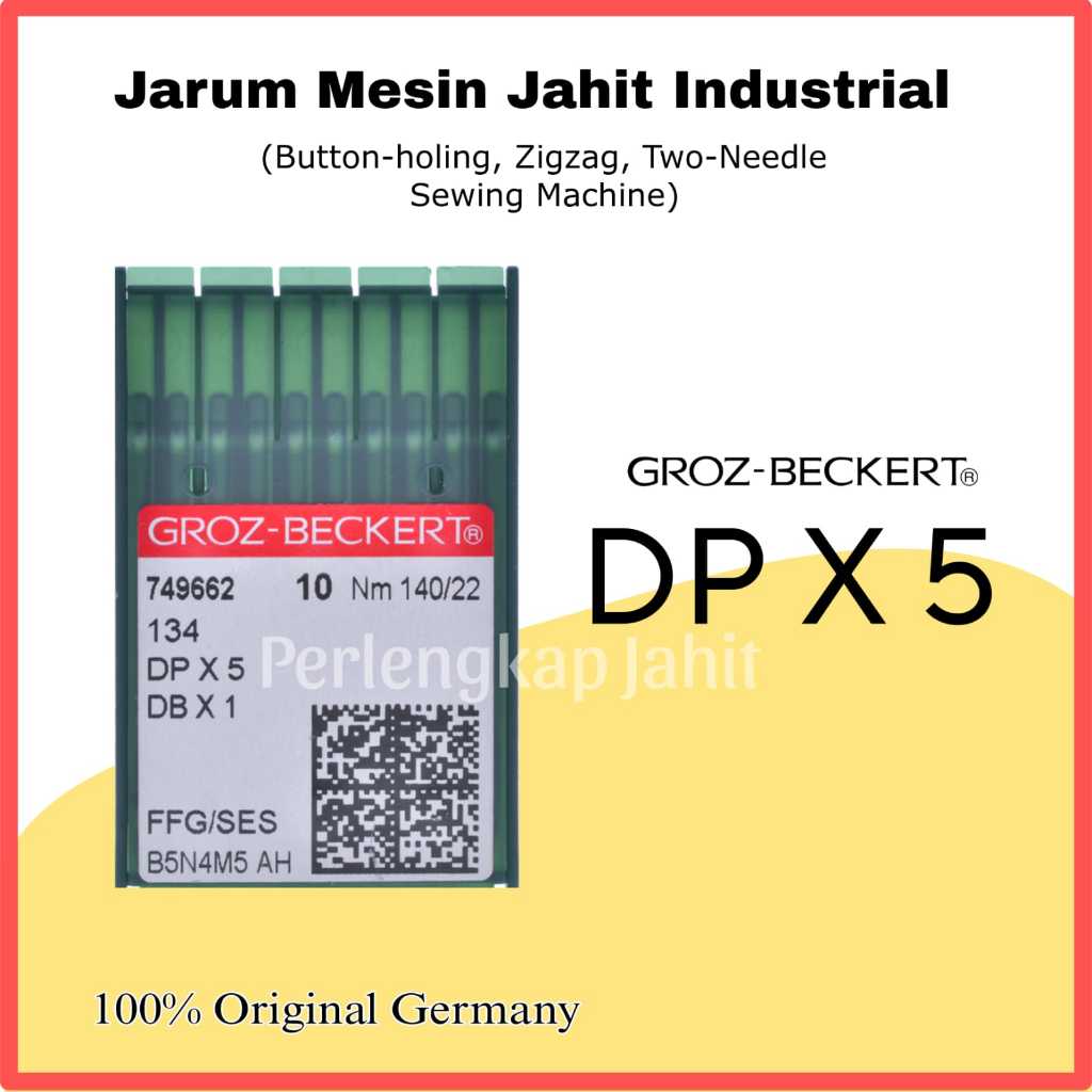 Jual DPX5 / DP X 5 Groz Beckert Needles Jarum Mesin Jahit Lubang Kancing | Shopee Indonesia