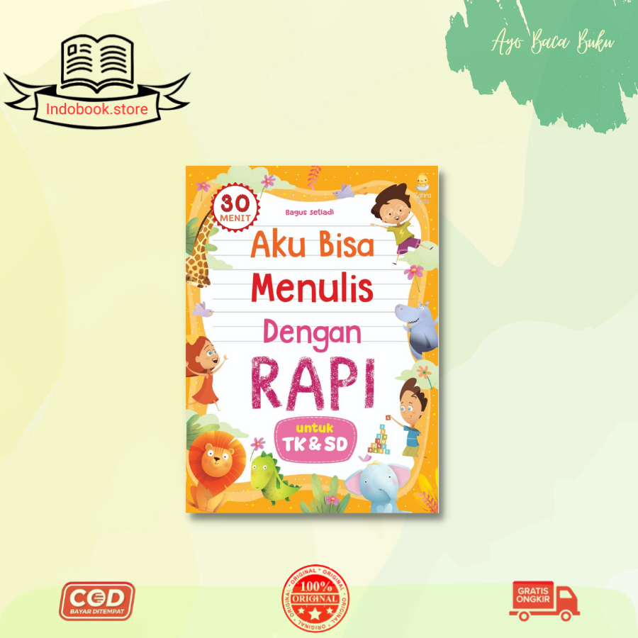 Jual Buku aktivitas belajar 30 menit aku bisa menulis dengan rapi untuk ...