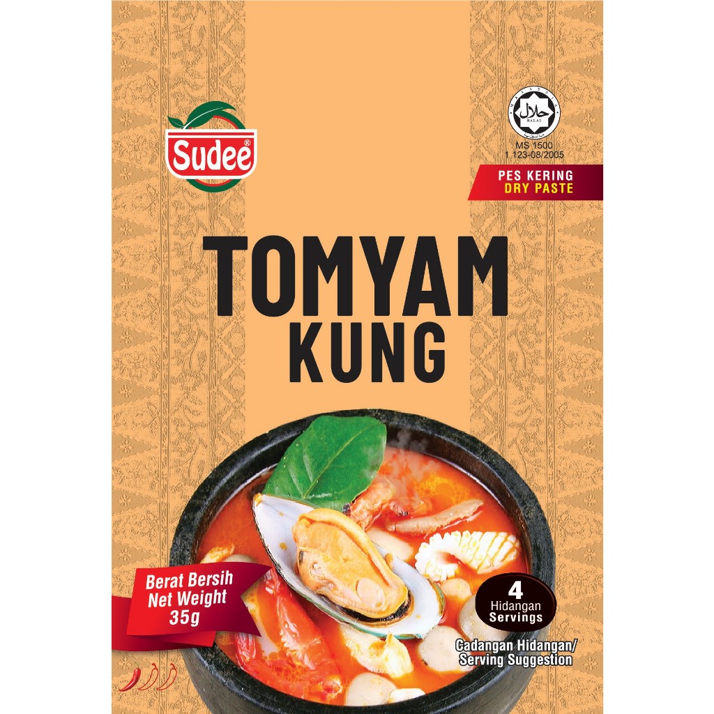 Jual Bumbu Masak Instan Sudee Tom Yam Rempah Asli Malaysia Bumbu Racik Halal Mengirit waktu ...