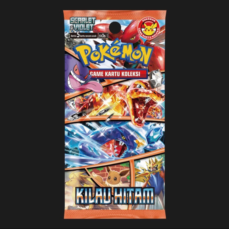 Jual kilau hitam SV3S booster pack pokemon tcg indonesia card kartu langka original charizard ...