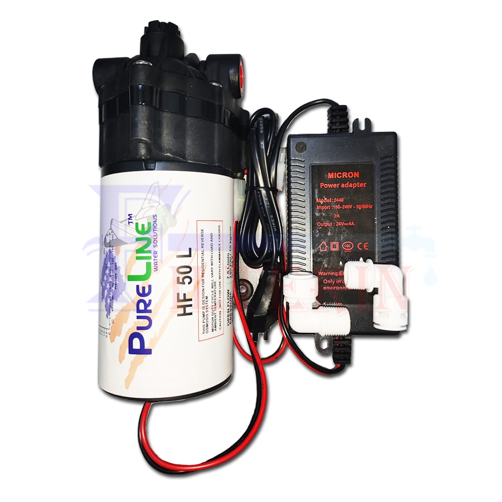 Jual Pompa / Booster Pump Reverse Osmosis / RO PureLine HF 50L 24 Volt ...