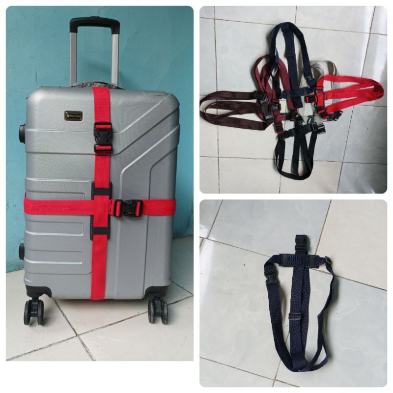 Jual sabuk pengaman koper/tali pengikat koper (luggage strap) | Shopee ...