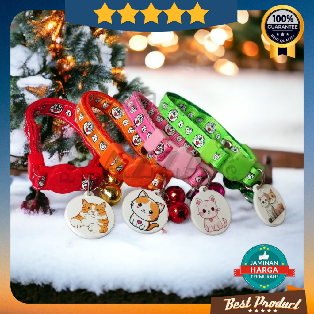 Jual Kalung Kucing Lucu Aksesoris Hewan Peliharaan Motif Doraemon ...