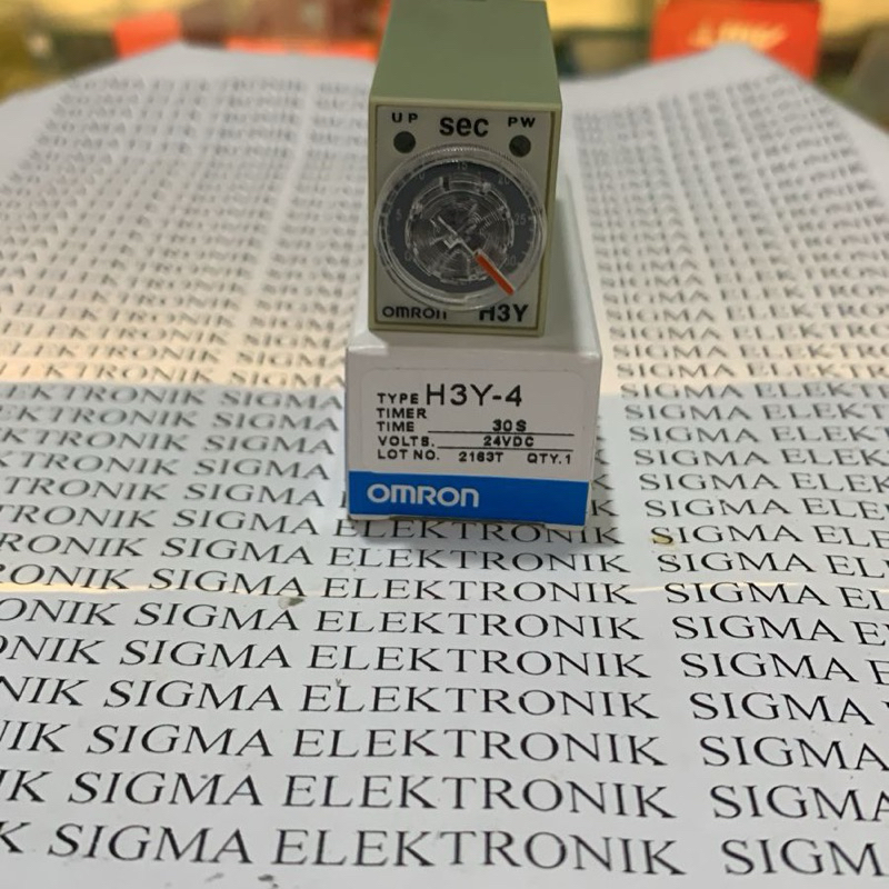 Jual Timer Delay H3Y-4 24V 30S 30 Detik Omron Asli | Shopee Indonesia
