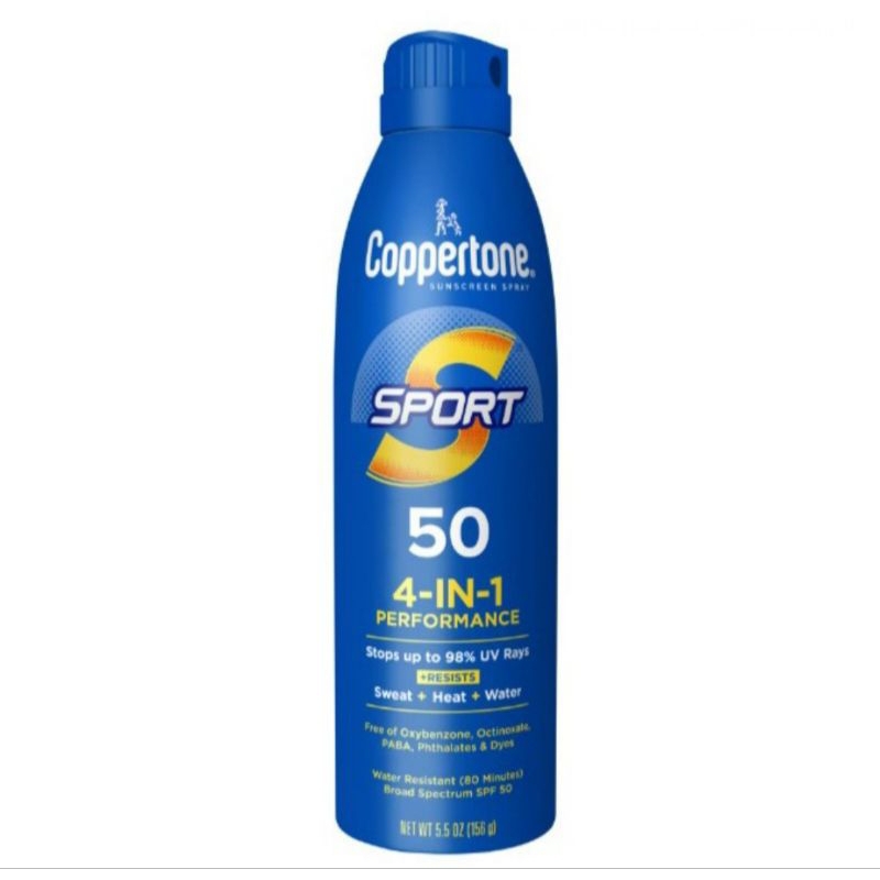 Jual Coppertone sport 4in1 performance sunscreen spray spf 50 (156g ...