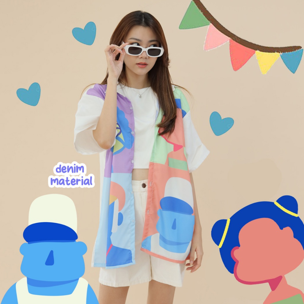 Jual Anythinc - Oversize Unisex Shirt | Shopee Indonesia