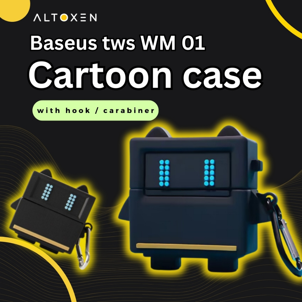 Jual Case Baseus WM01 Soft Casing Silicone Bentuk Kartun Cover ...