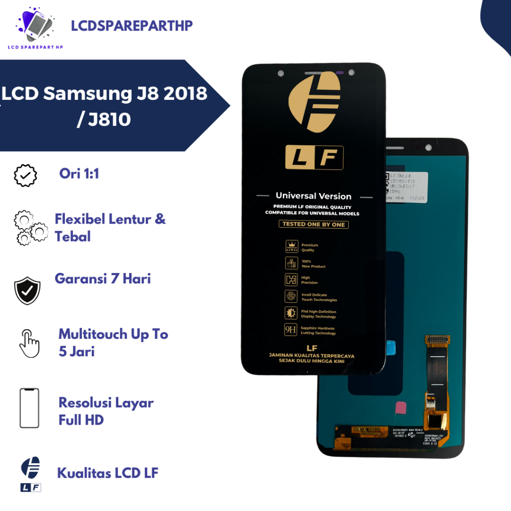 Jual LCD SAMSUNG J8 2018 / J810 FULLSET TOUCHSCREEN | Shopee Indonesia