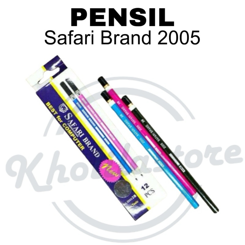 Jual Pensil 2B Safari 2005 isi 12 pcs | Shopee Indonesia
