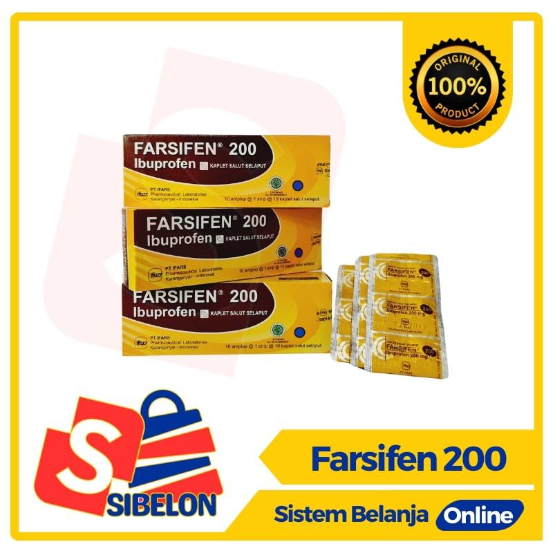 Jual FARSIFEN 200 MG TABLET (BOX) IFARS | Shopee Indonesia