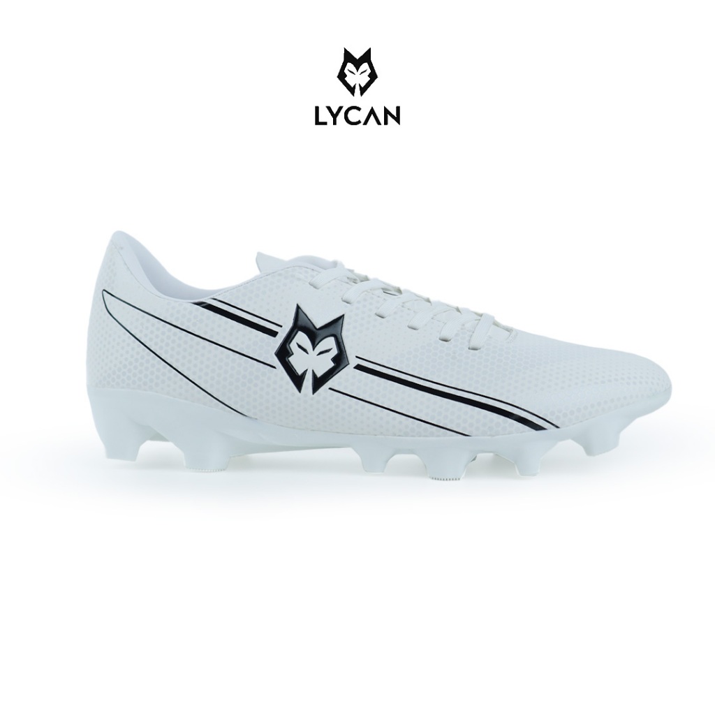Jual LYCAN Sepatu Sepak Bola Ahsta FG White/Black | Shopee Indonesia