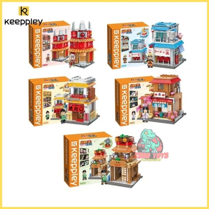 Jual Keeppley Brick Rumah Food Street Naruto | Shopee Indonesia